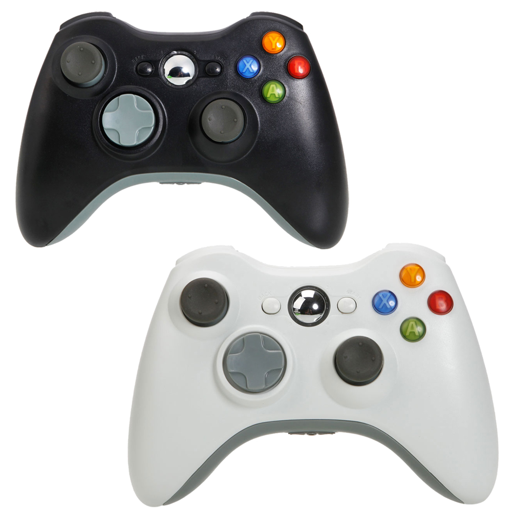 Wireless Game Remote Controller for Microsoft Xbox 360 Console Black ...